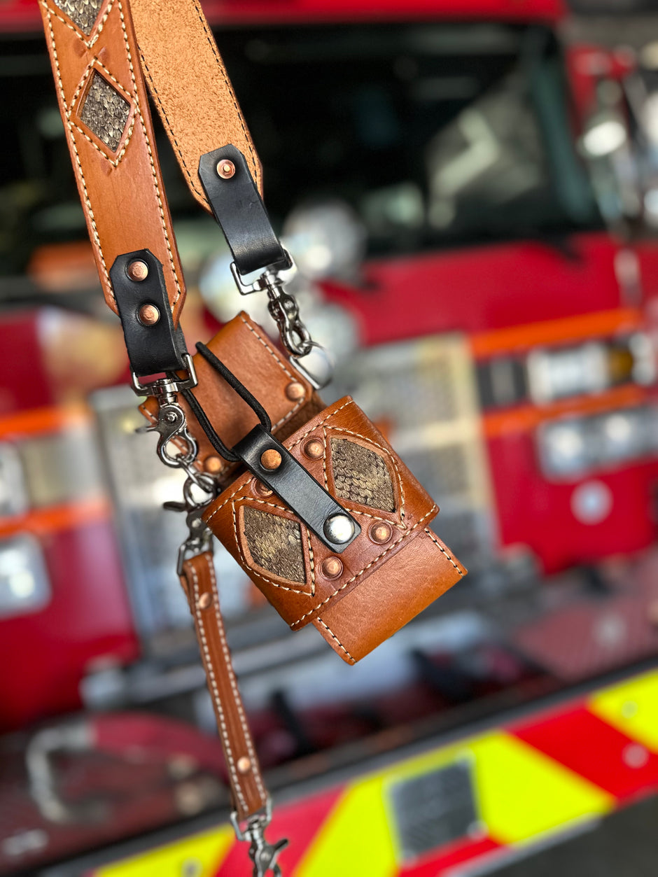 EXOTIC RADIO STRAPS – FIRE DEPT. LEATHER