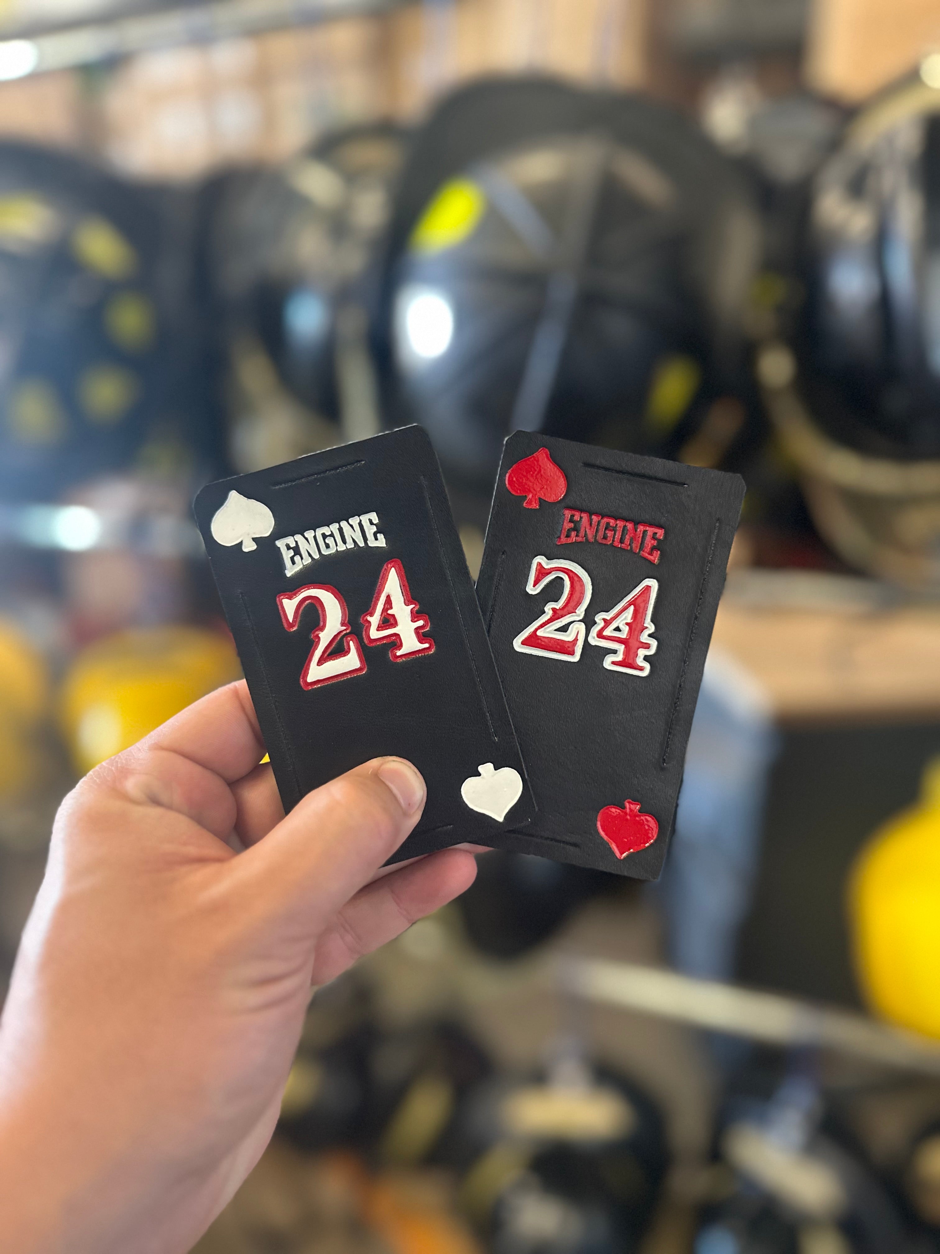 Helmet Cards – FIRE DEPT. LEATHER