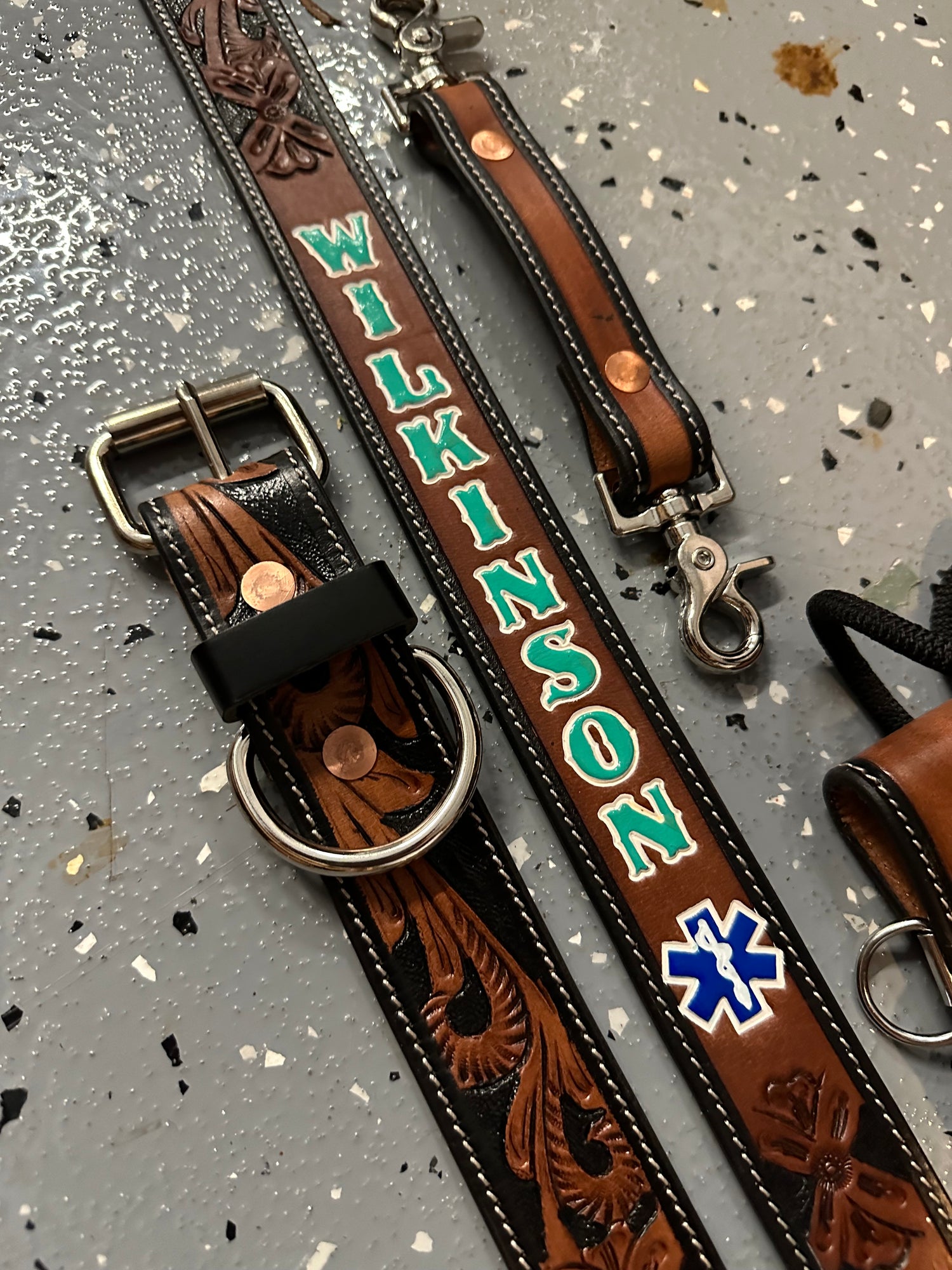 Firefighter radio strap – FIRE DEPT. LEATHER